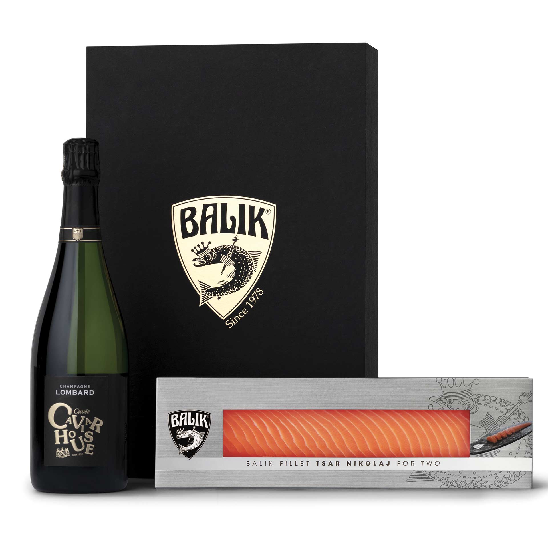 BALIK BLACK DELUXE TSAR NIKOLAJ FOR TWO | Balik | Cadeaux | Caviar ...